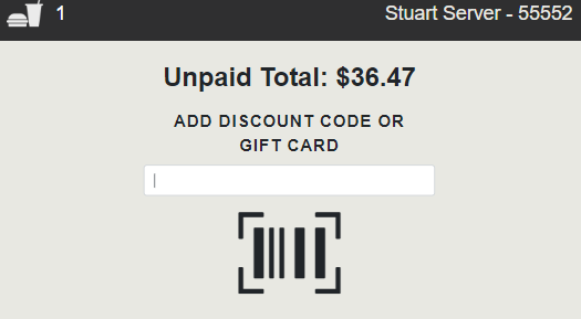 How to apply a Discount code (Order Taker) – Tapin2 Knowledge Base