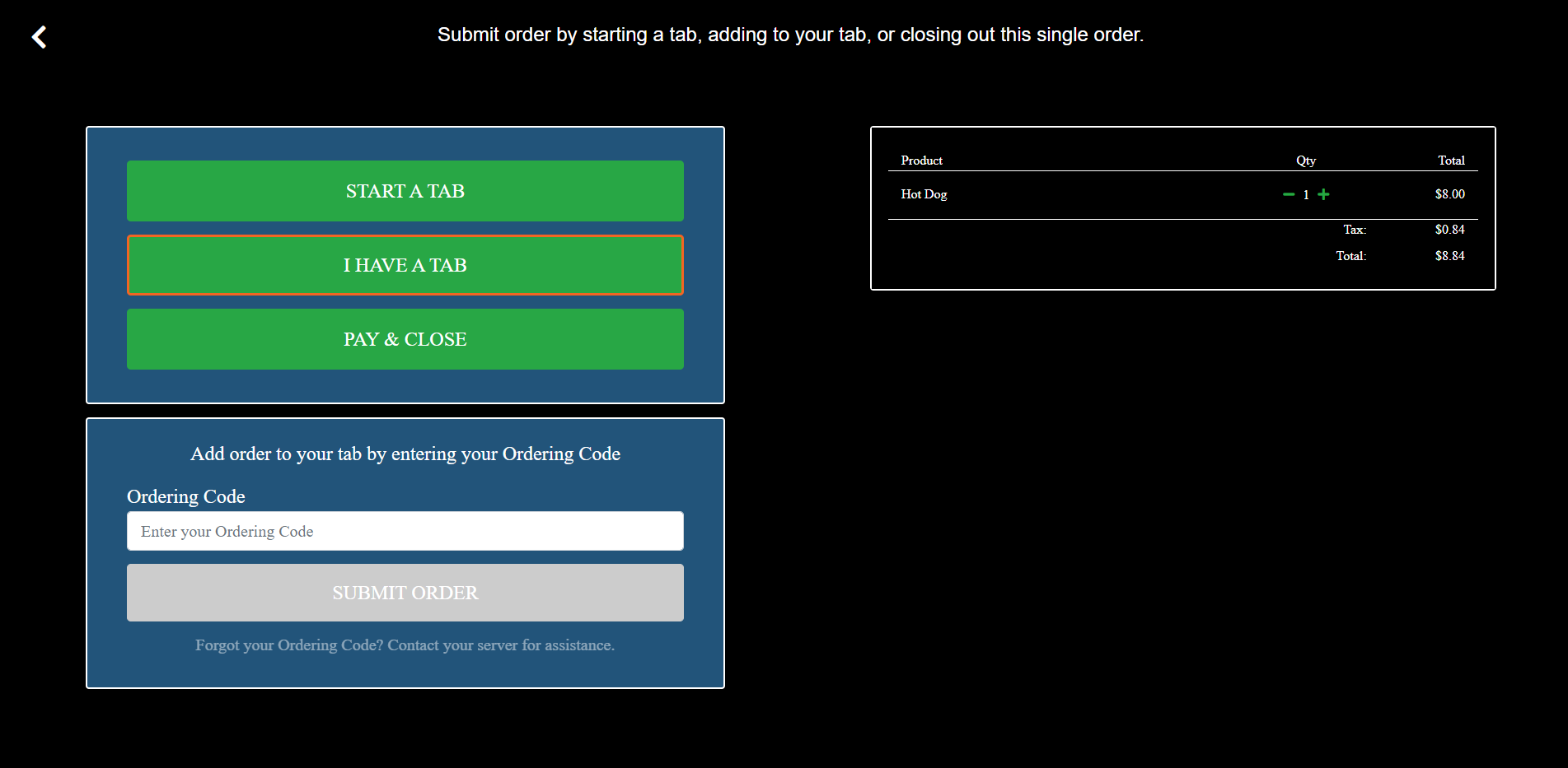 How to Create Tabs on OT for Guests on Suite – Tapin2 Knowledge Base
