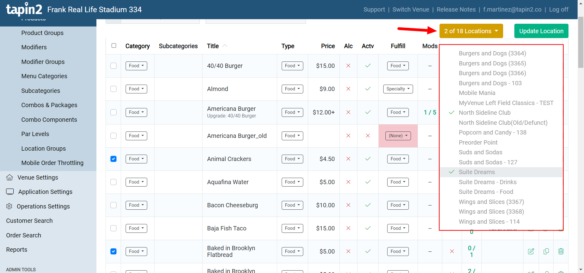 How to add a product to a Menu – Tapin2 Knowledge Base