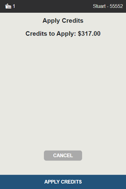 How to Apply Credits to an Open tab on the OrderTaker app – Tapin2 ...