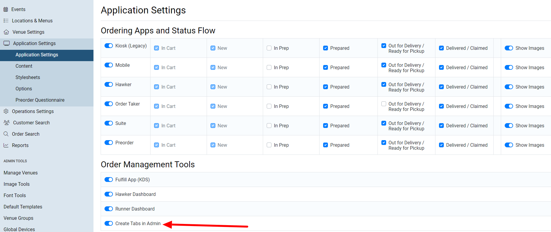 How To Start a Tab on Admin – Tapin2 Knowledge Base