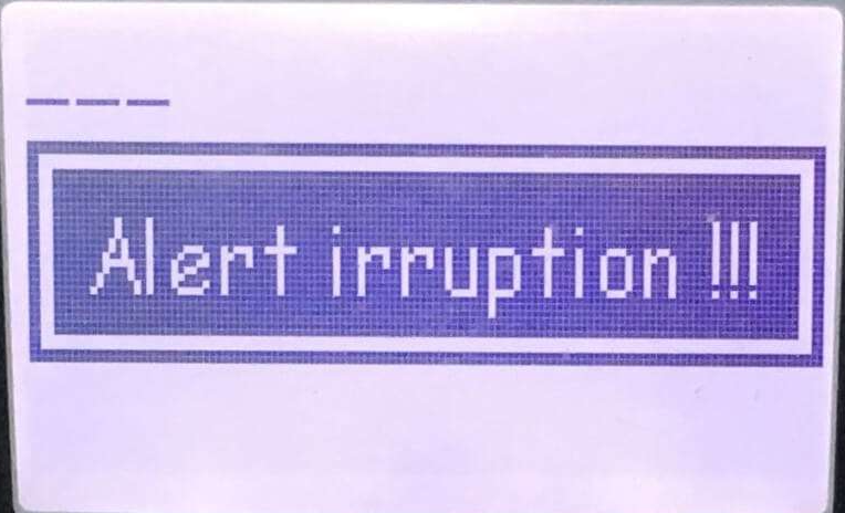 How to handle the Ingenico "Alert! Irruption" error – Tapin2 Knowledge Base