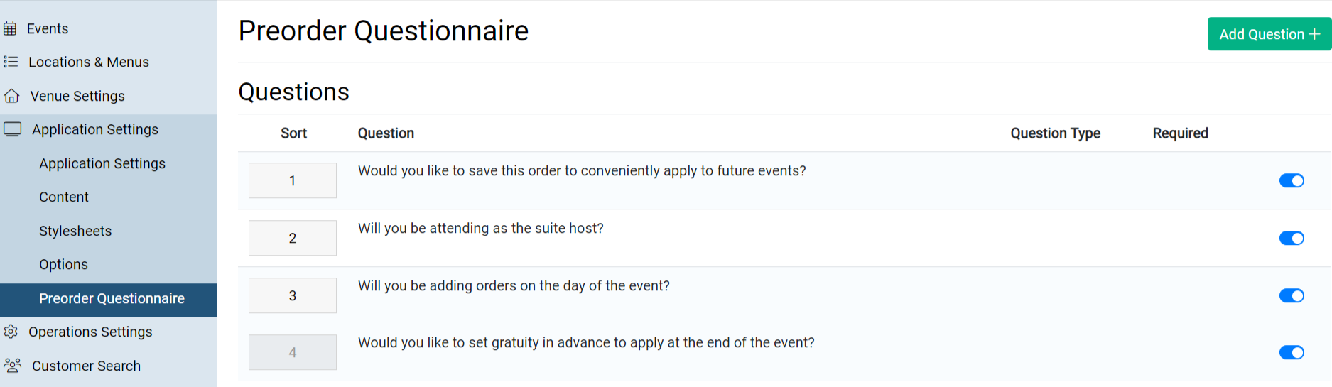 How To use the Preorder Questionnaire – Tapin2 Knowledge Base