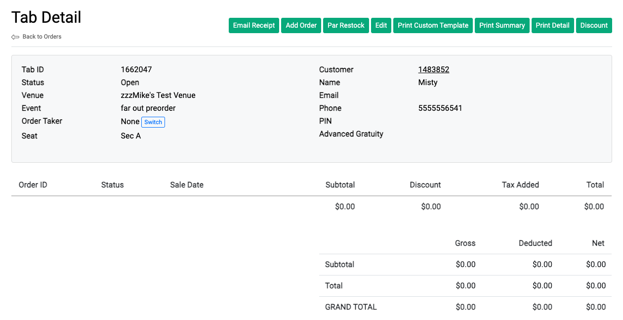 Customer Details Overview – Tapin2 Knowledge Base
