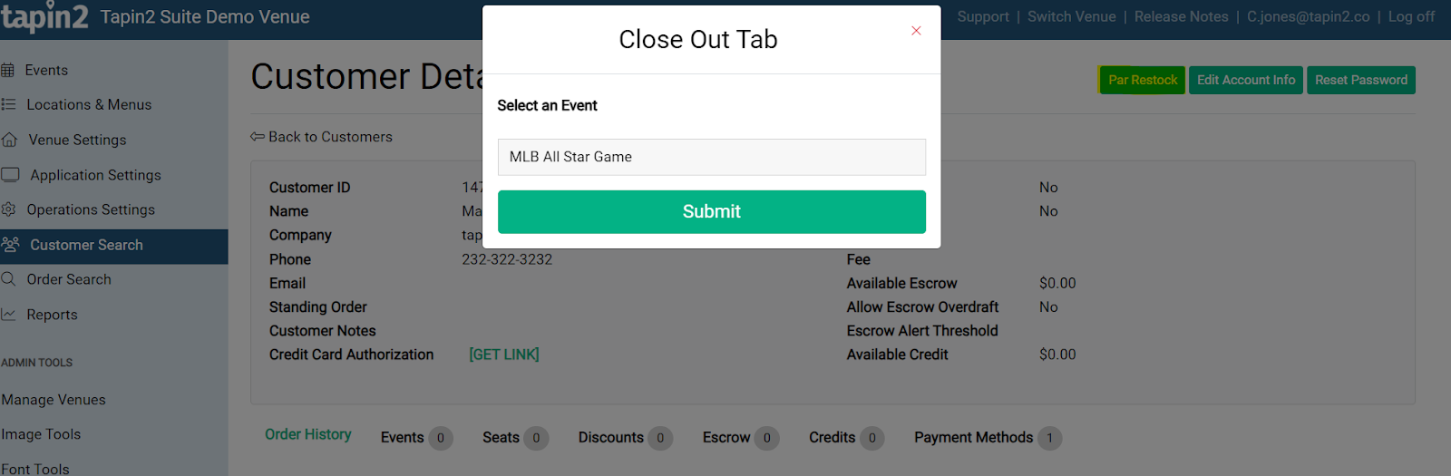 How to create, manage and apply par levels – Tapin2 Knowledge Base