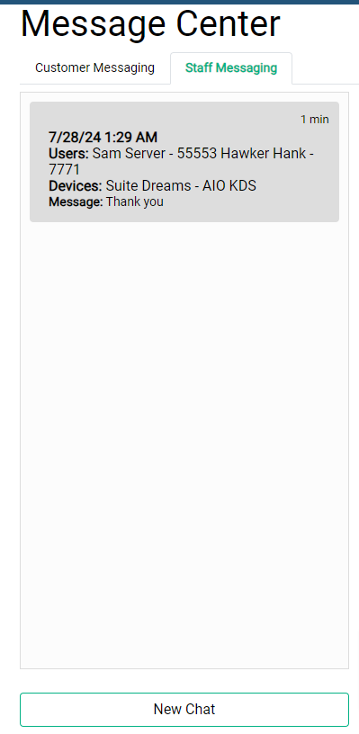 How to use Staff Messaging – Tapin2 Knowledge Base