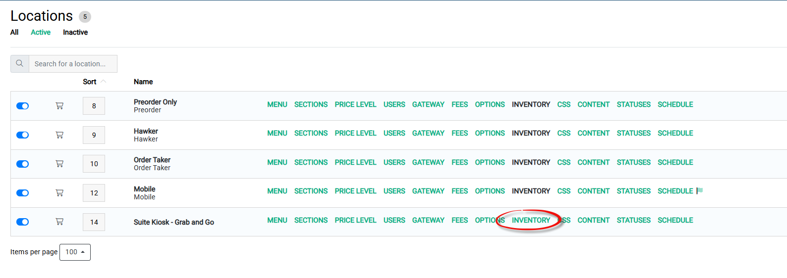 Managing inventory for your location – Tapin2 Knowledge Base