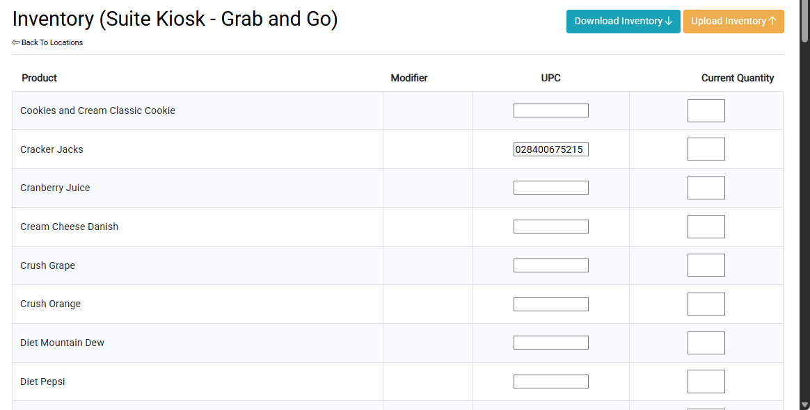 Managing inventory for your location – Tapin2 Knowledge Base