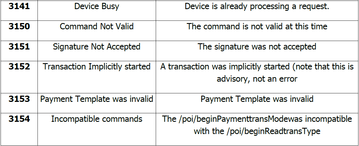 FreedomPay Error Codes – Tapin2 Knowledge Base
